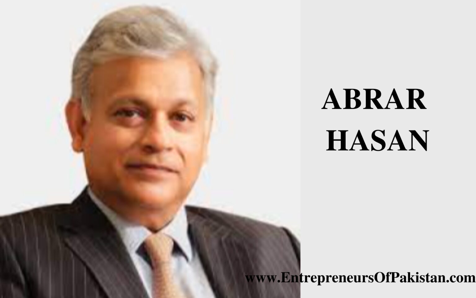 Abrar Hasan- CEO Of National Foods Limited - Entrepreneurs Of Pakistan
