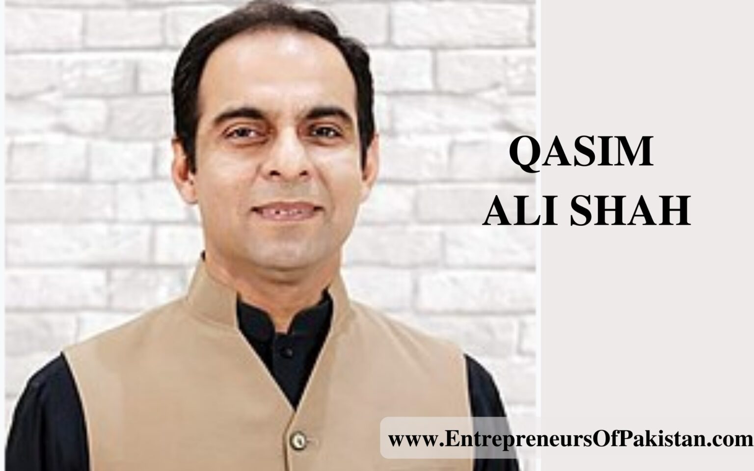 Qasim Ali Shah- Motivational Speaker, Author and Entrepreneur ...